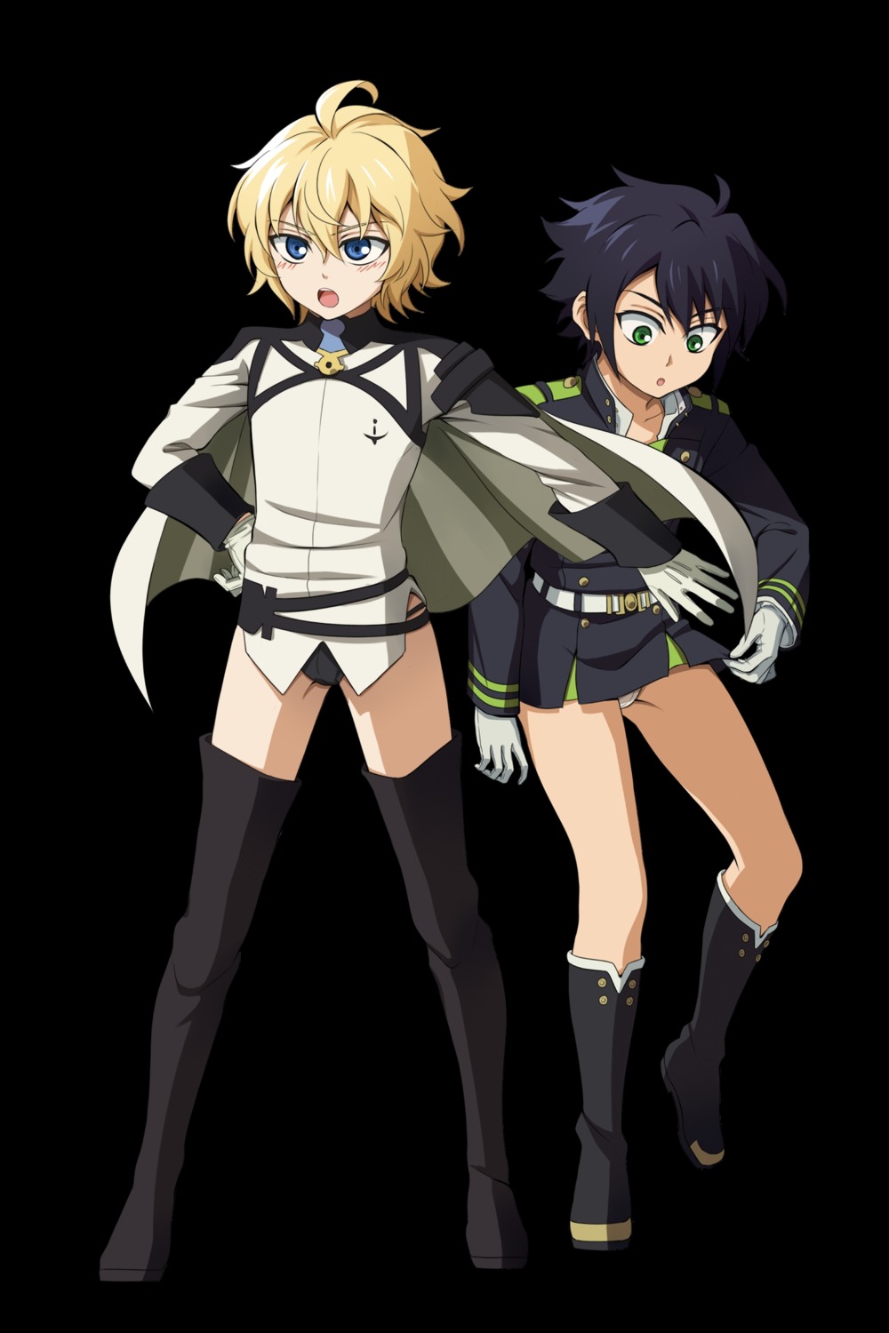 fcc owari no seraph hyakuya mikaela hyakuya yuuichirou male uniform | #413517 | yande.re